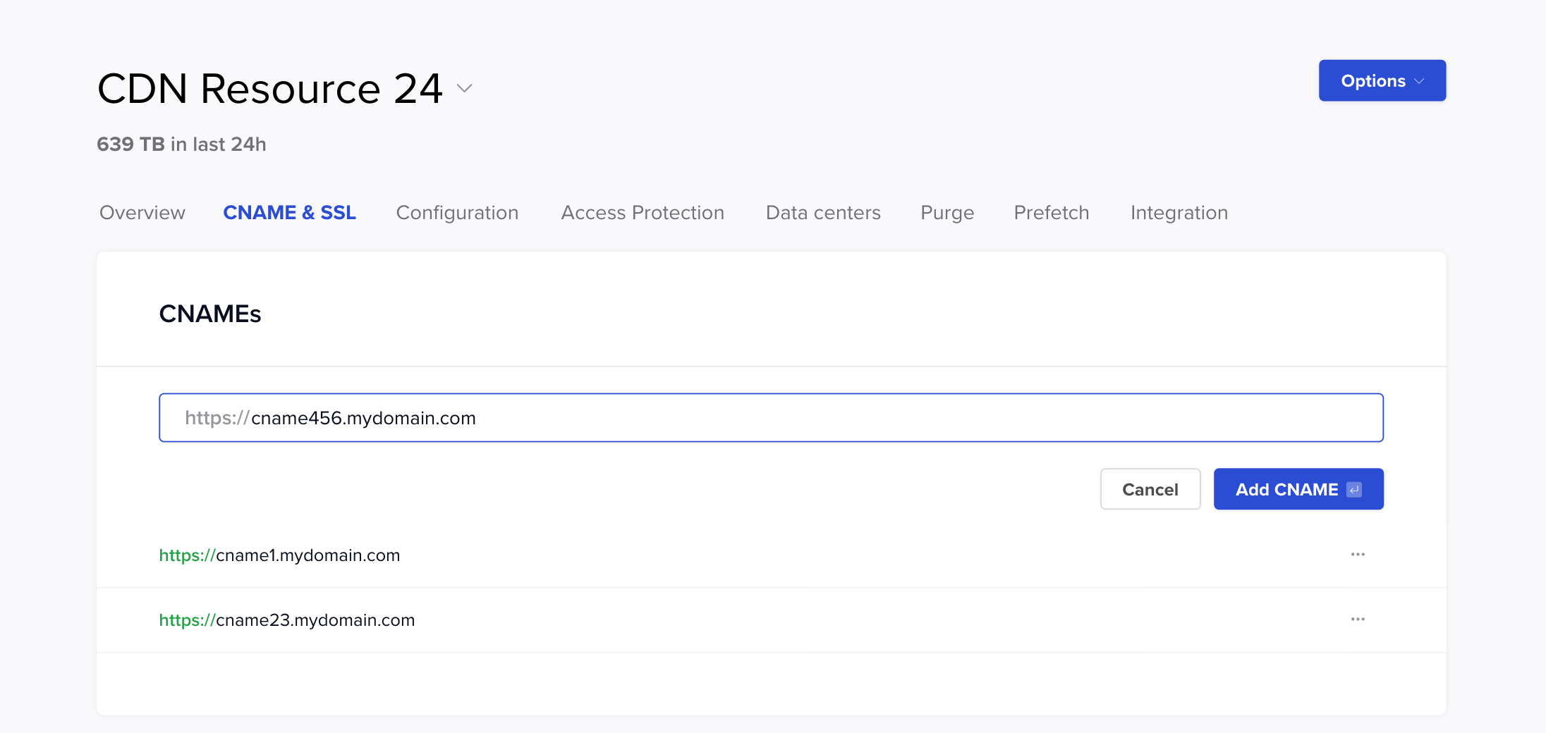 Configuring CNAME CDN77 Documentation Configuring CNAME CDN77 Documentation