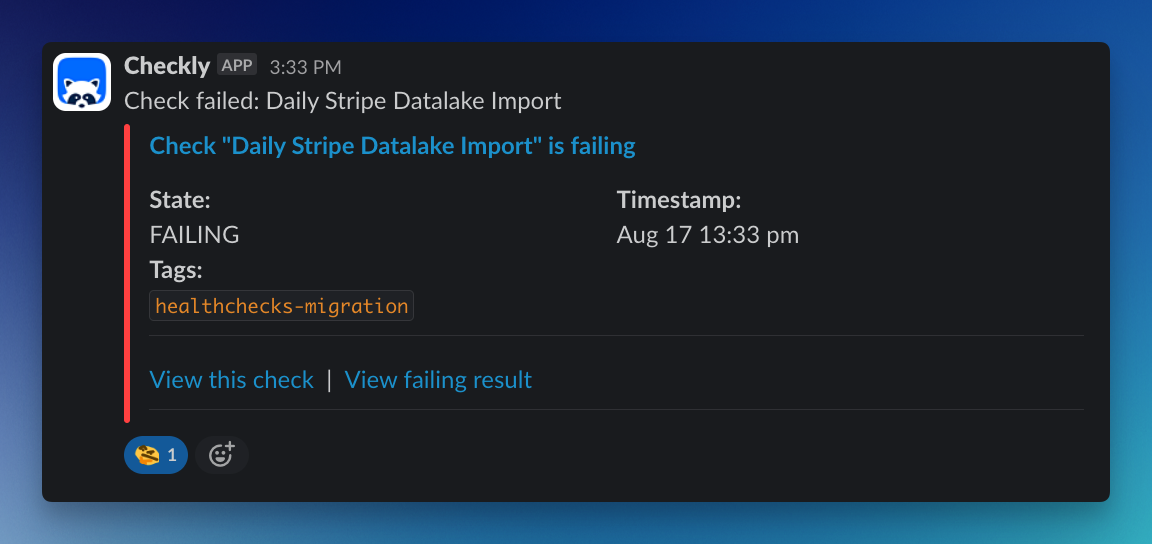 Job Monitoring Strategy with Hartbeat Checks at Checkly