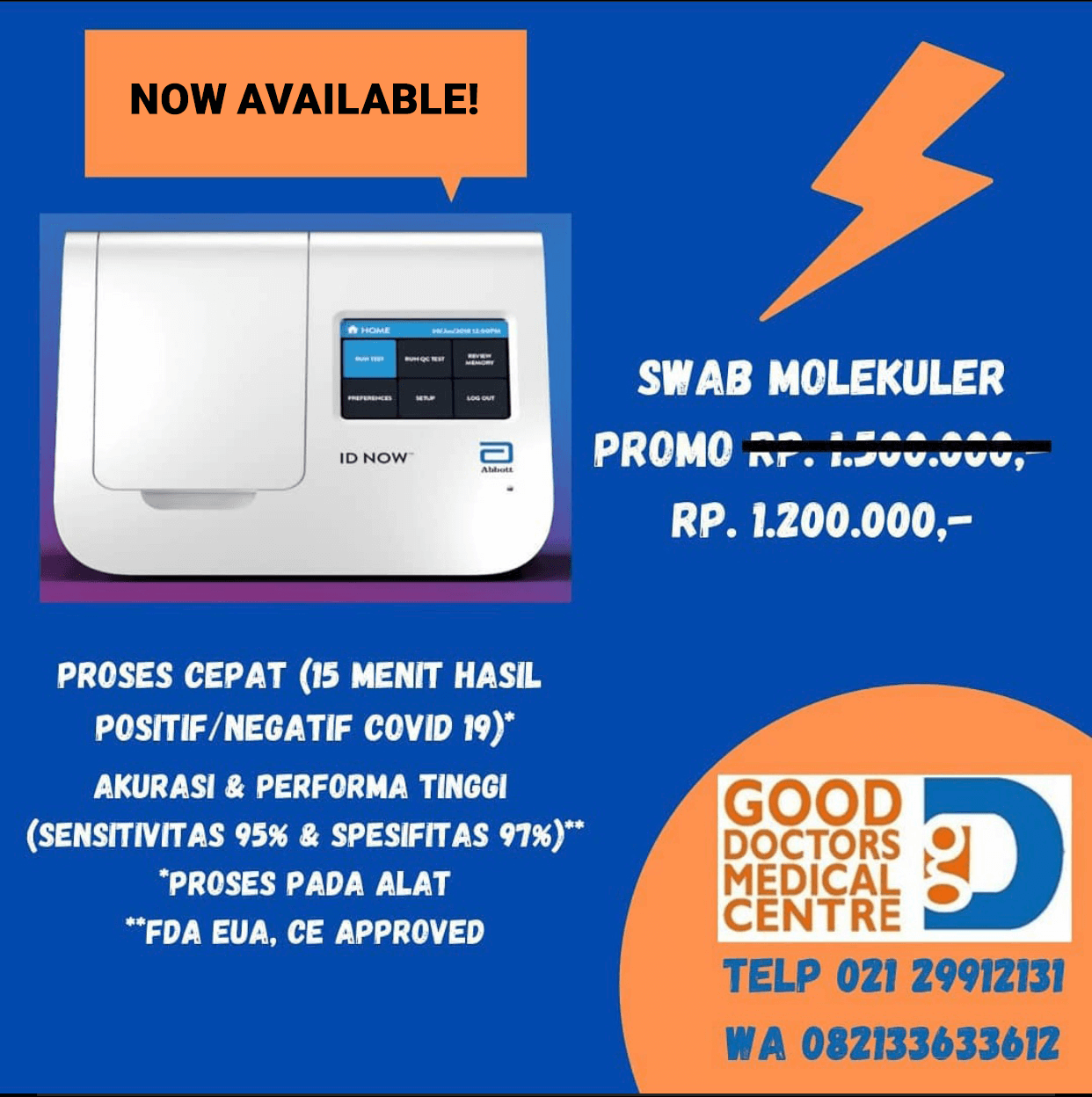 COVID-19 Rapid Molecular Swab Test | Good Doctors Medical Centre