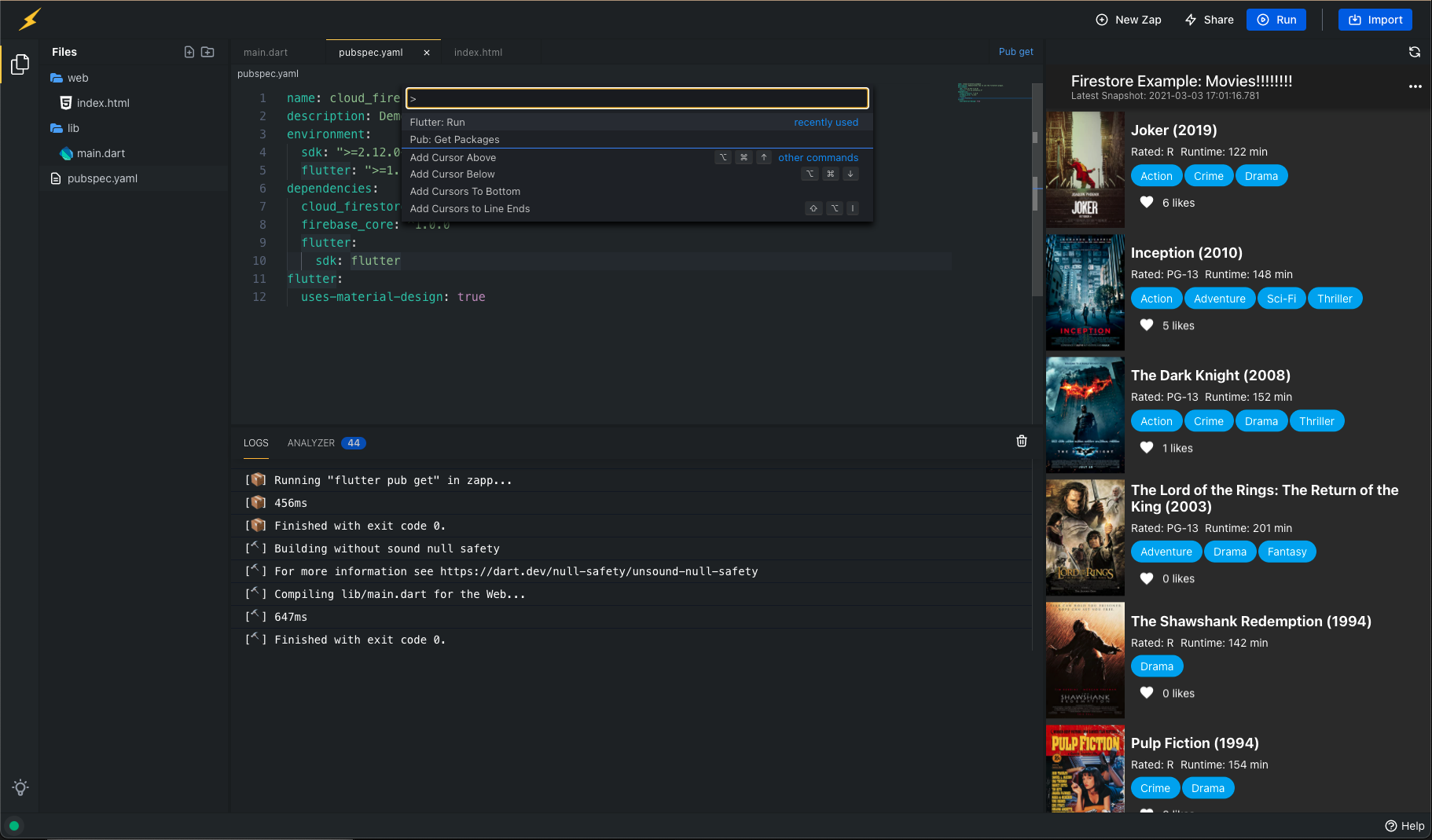 Announcing Zapp! EAP: Build Dart & Flutter apps in the browser! - Invertase