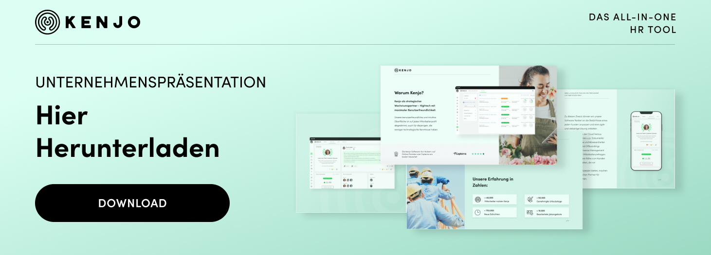 Kenjo HR-Software-Preise | Jetzt mehr erfahren | Kenjo