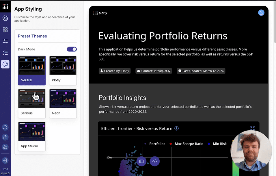 Plotly App Studio Plotly App Studio